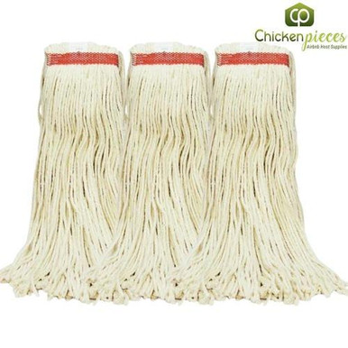 Sysco Mop Head Cotton Large Cut End 32 oz.(3/Case)