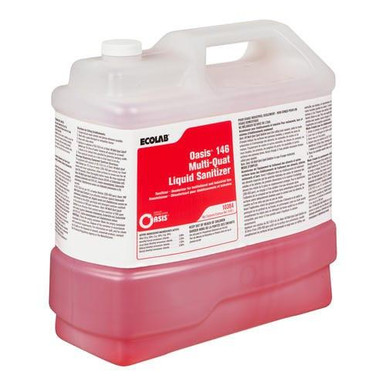 Ecolab Sanitizer Multi-Quat Oasis 146 9.5 L/2.5 Gallon - Kitchen ...