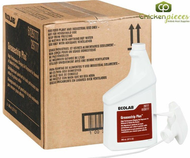 Ecolab Cleaner Oven Greasestrip Non-Phosphate 32 OZ/2 LBS (6/Case)