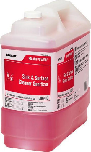 Ecolab Cleaner Multi Sink & Surface 9.46L/2.5 Gallon - High-Performance