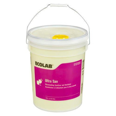 Ecolab Sanitizer Liquid Dishwashing Ultra 18.9 L/4.9 Gallon Warewashing ...