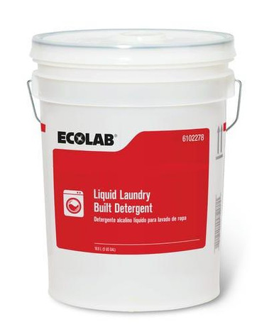 Ecolab Detergent Liquid Laundry Built 18.9L/4.9 Gallon