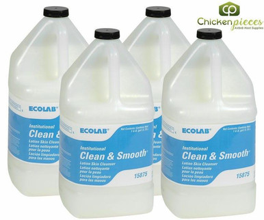 Ecolab Clean & Smooth Liquid Hand Soap 3.79 L/1 Gallon (4/Case) - Green ...
