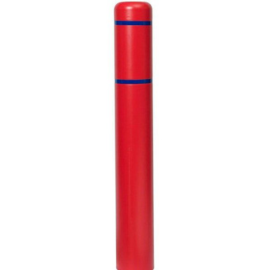 Innoplast BollardGard 7 1/8" x 72" Red Bollard Cover with Reflective ...