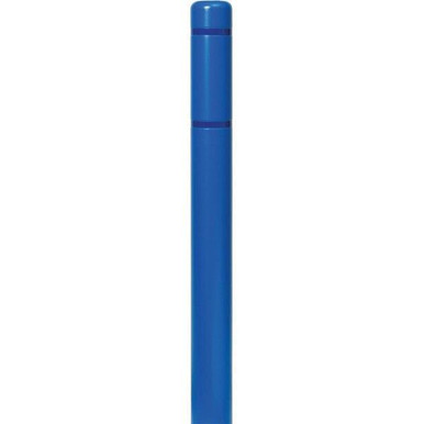 Innoplast BollardGard 4 11/16" x 64" Blue Bollard Cover with Reflective ...
