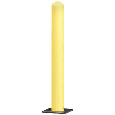Eagle Manufacturing 7" x 42" Safety Yellow Plastic Bollard Post, High ...