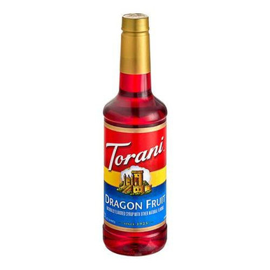 Torani Dragon Fruit Flavoring Syrup 750 mL Plastic Bottle