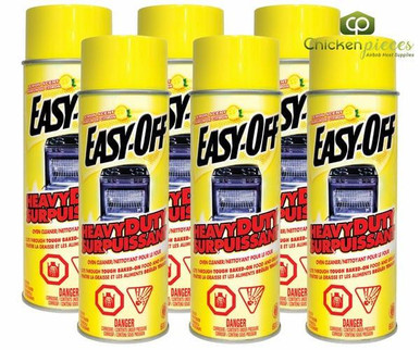 Easy-Off Heavy-Duty Oven Cleaner, Aerosol Spray, Lemon Scent, 600 g/1 ...