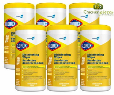 CloroxPro Clorox Disinfecting Wipes, Lemon Fresh, 75 Pack (6/Case)
