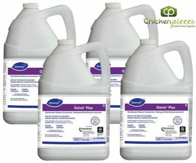 Diversey Oxivir Plus Disinfectant Cleaner, 3.78 L/1 Gallon(4/Case)