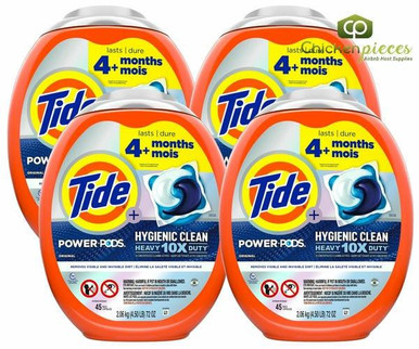 Tide Power PODS Laundry Detergent Pacs, Hygienic Clean, Original, 45 ...