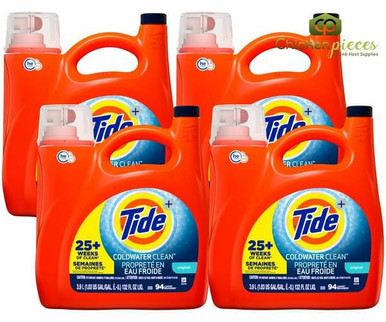 Tide Coldwater Clean Fresh HE Turbo Clean Liquid Laundry Detergent, 3 ...