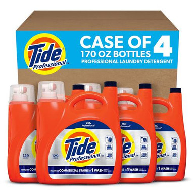 Tide Professional Liquid Laundry Detergent 129 Loads 5.02 L/1.3 Gallon ...