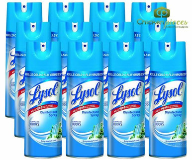 Lysol Disinfectant Aerosol Spray, Spring Waterfall Scent, 350 g/12.34 ...