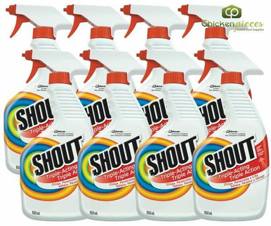 Shout® Triple-Acting Laundry Stain Remover 650ml/21.98 oz (8/Case)