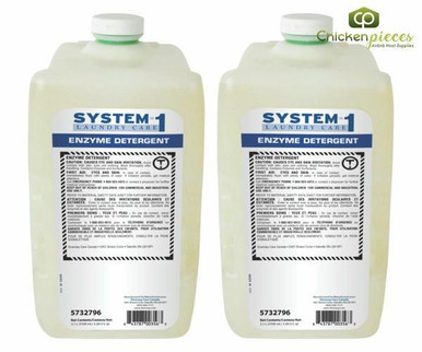 Diversey System 1 Laundry Enzyme Detergent for TED System, 3,100 mL/6. ...
