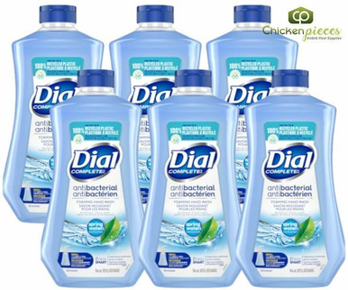 Dial Complete Antibacterial Foaming Hand Soap Refill, Spring Water ...