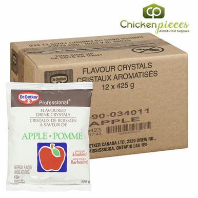 Oetker Drink Crystal Apple 425GR/15oz (12/Case) - Canadian Made