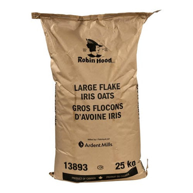 Ardent Mills Fl Oat Flakes Large Iris 25Kg/55.12Lbs -Canadian Made