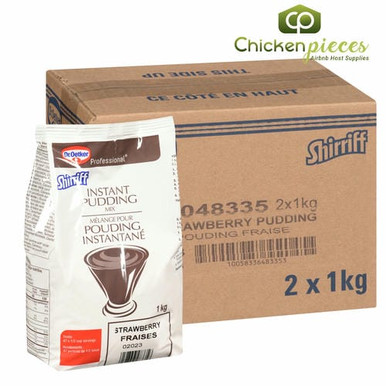 Shirriff Pudding Strawberry Powder Instant 1Kg/2.20Lbs (2/Case ...