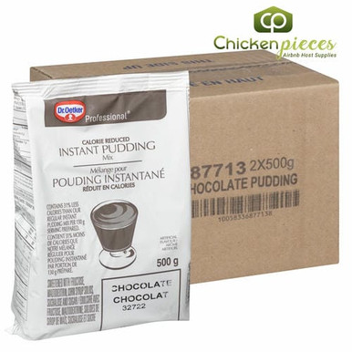 Oetker Pudding Chocolate Instant Calorie Reduced 500g/1.10Lbs (2/Case ...