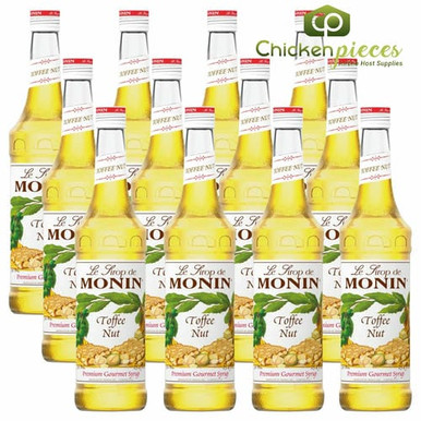 Monin Premium Toffee Nut Flavoring Syrup 750mL/25.36oz (12/Case)