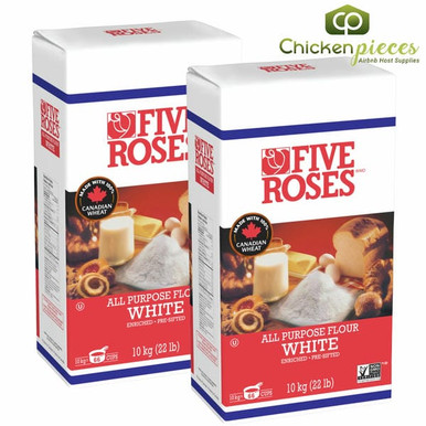 Five Roses All Purpose Flour White Quality Bulk Large 10kg/22Lbs (2 ...