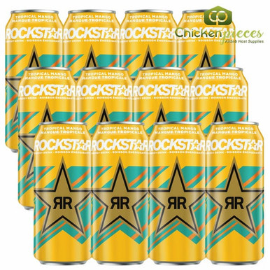 Rockstar Punched Tropical Mango Energy Drinks 473ml/16oz (12/Case ...