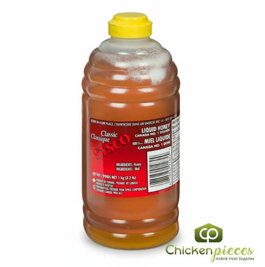 Sysco Classic Honey Pure Golden Liquid 1 KG/2.2 lbs