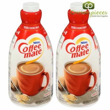 Coffee Mate Whitener, Double Double-Mate 1.5L/3.17 LBS (2/Case)