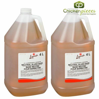 Lynch Foods Neutral Slush Concentrate 5+1 Mix 4L/8.45 LBS (2/Case ...