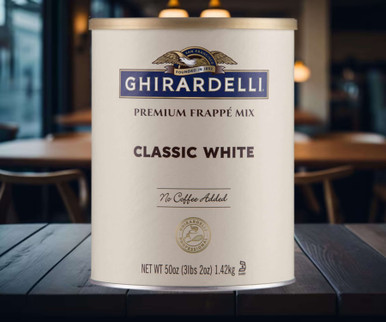 Ghirardelli 3.12 lb. Timeless Classic White Frappe Mix