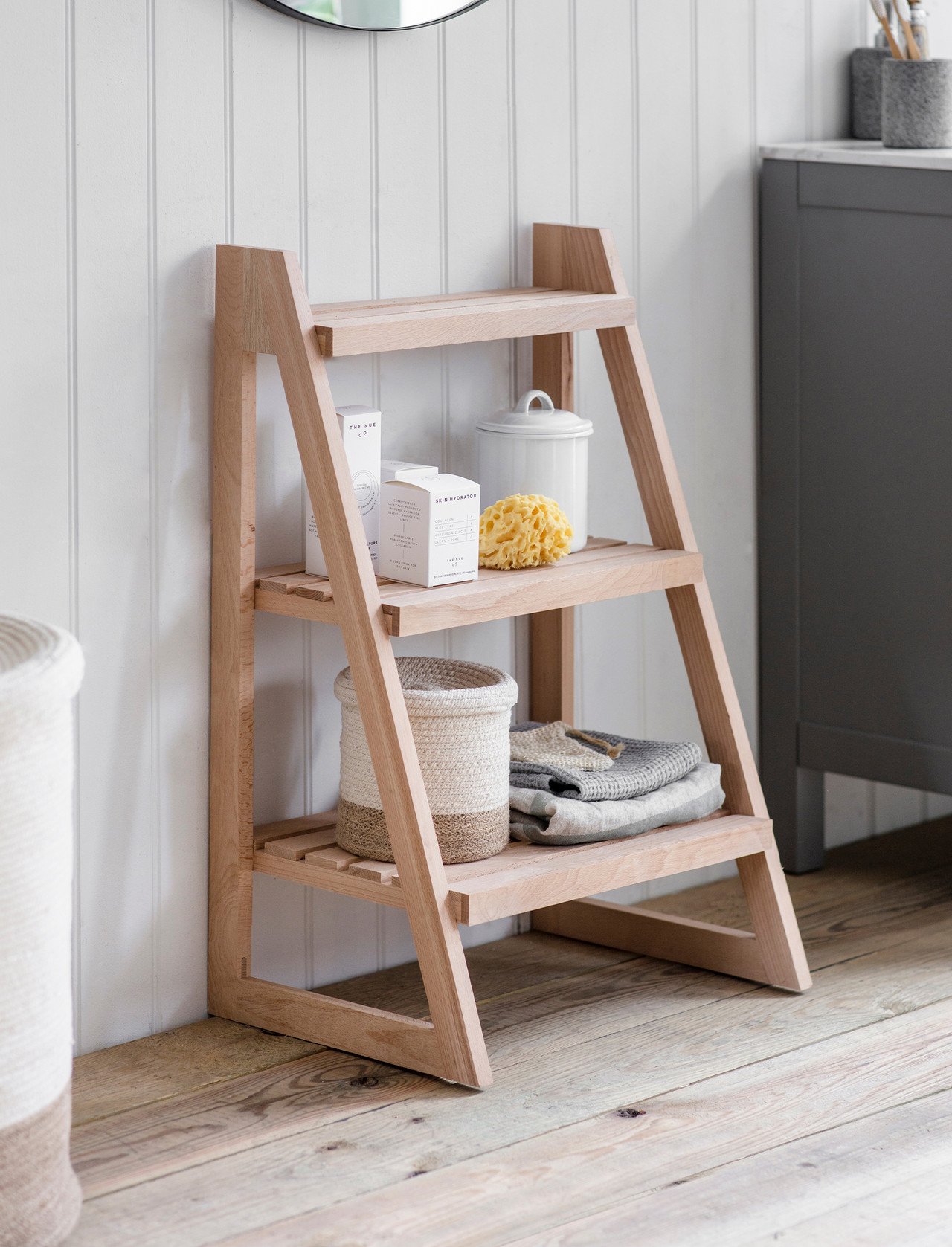 Southbourne Shelf Ladder Small Natural | Garden Trading
