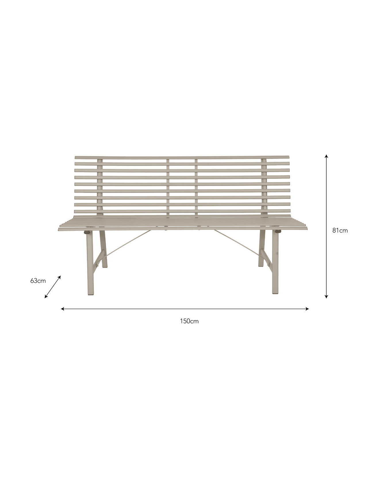 Richmond Bench Clay | Garden Trading