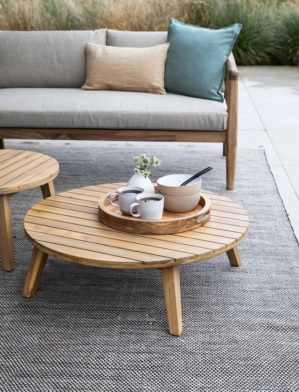 Outdoor wood coffee table store