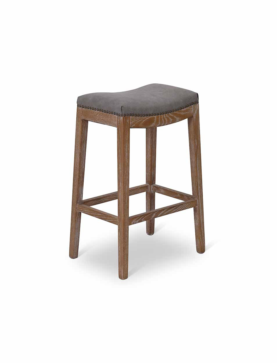 Knightcote Bar Stool Grey | Garden Trading
