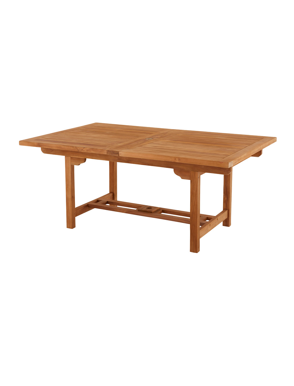 Teak extending dining table store