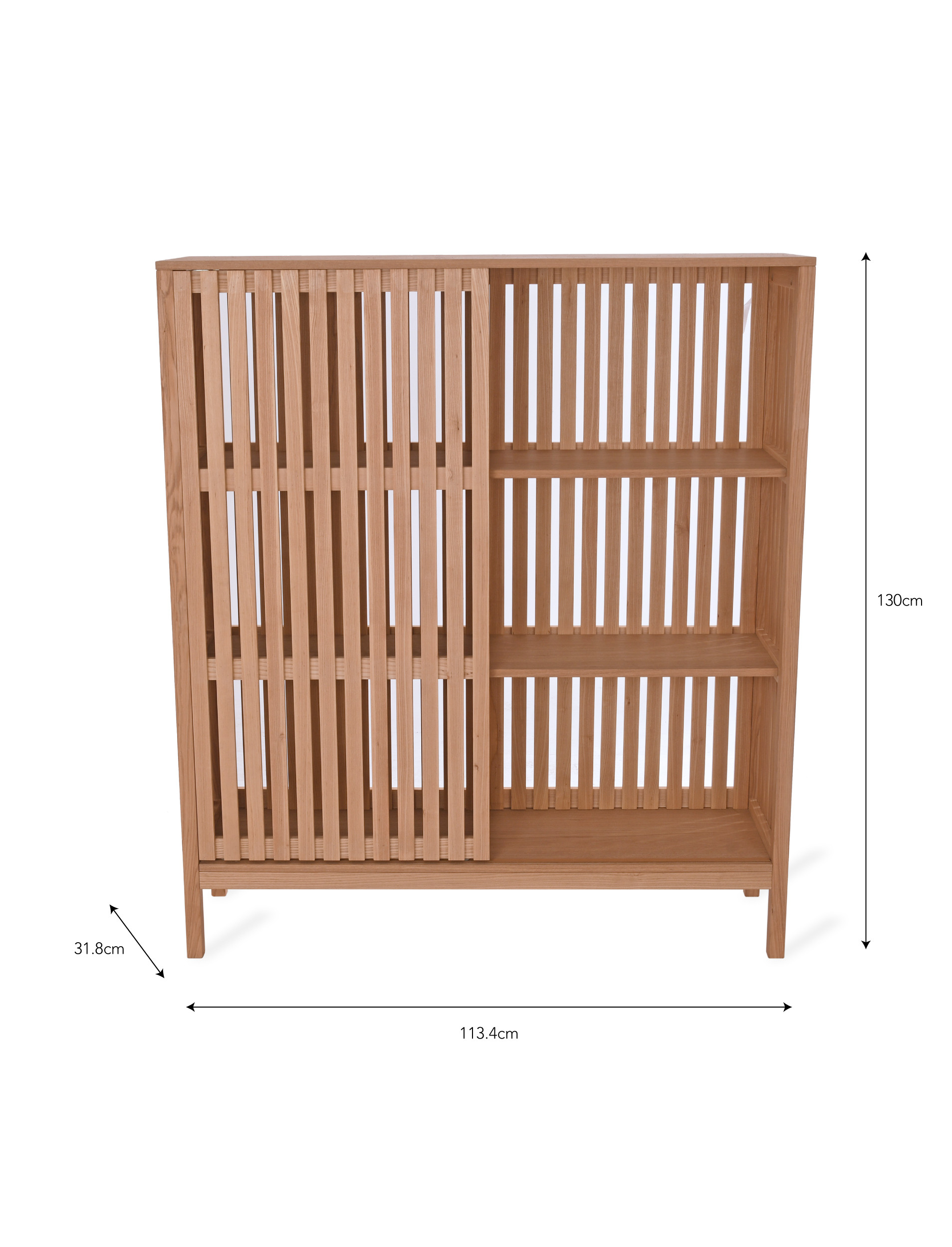 Wooden Linear Storage Unit Large | Garden Trading