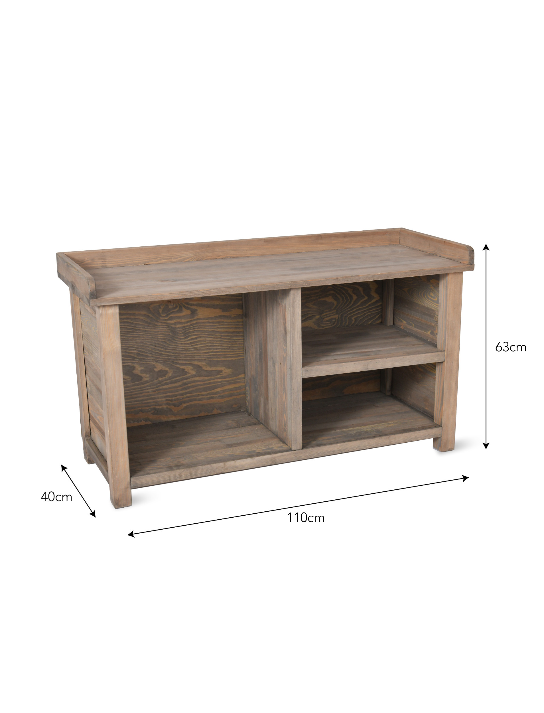 Aldsworth Welly Storage Bench Natural | Garden Trading