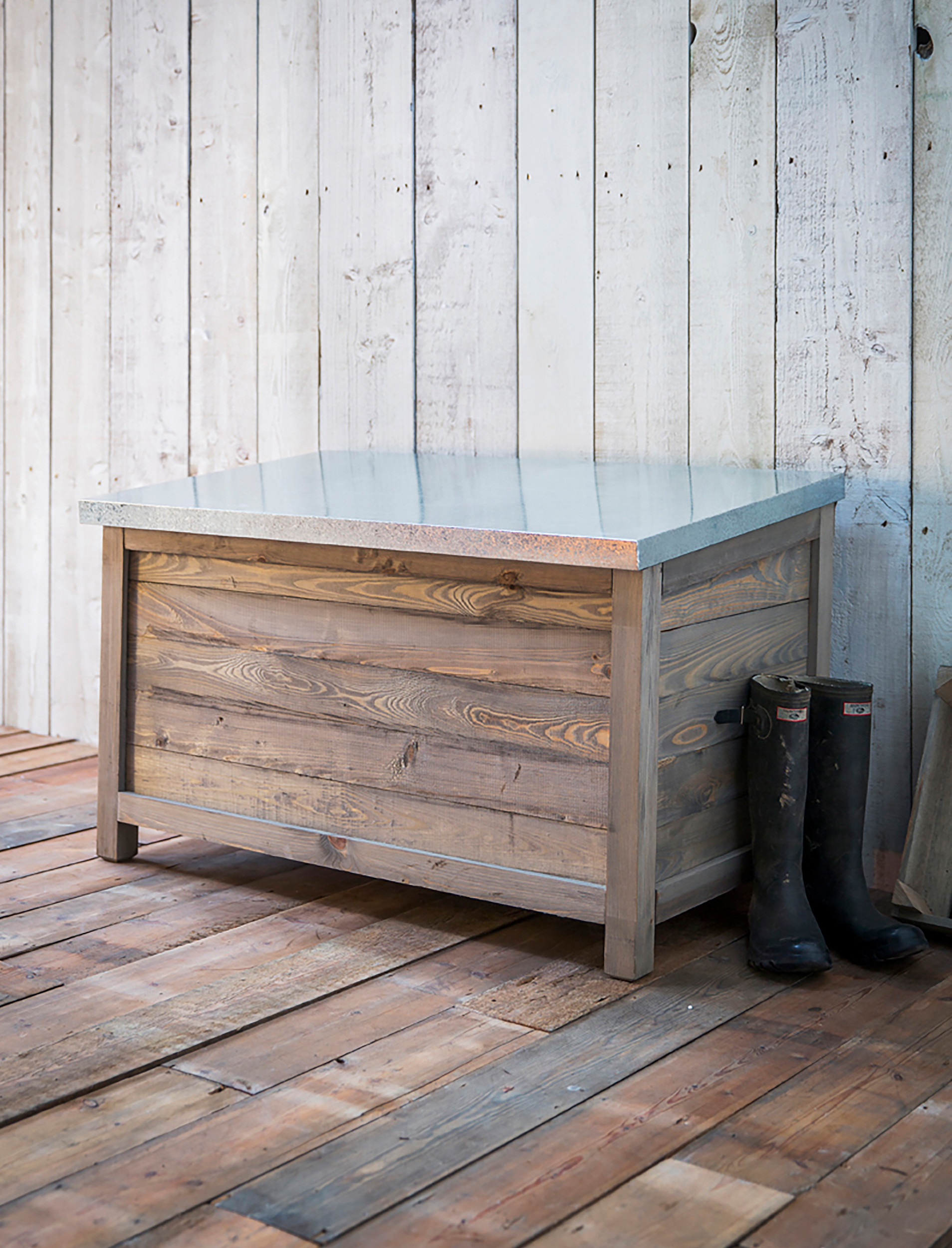 Aldsworth Outdoor Storage Box Large Natural | Garden Trading