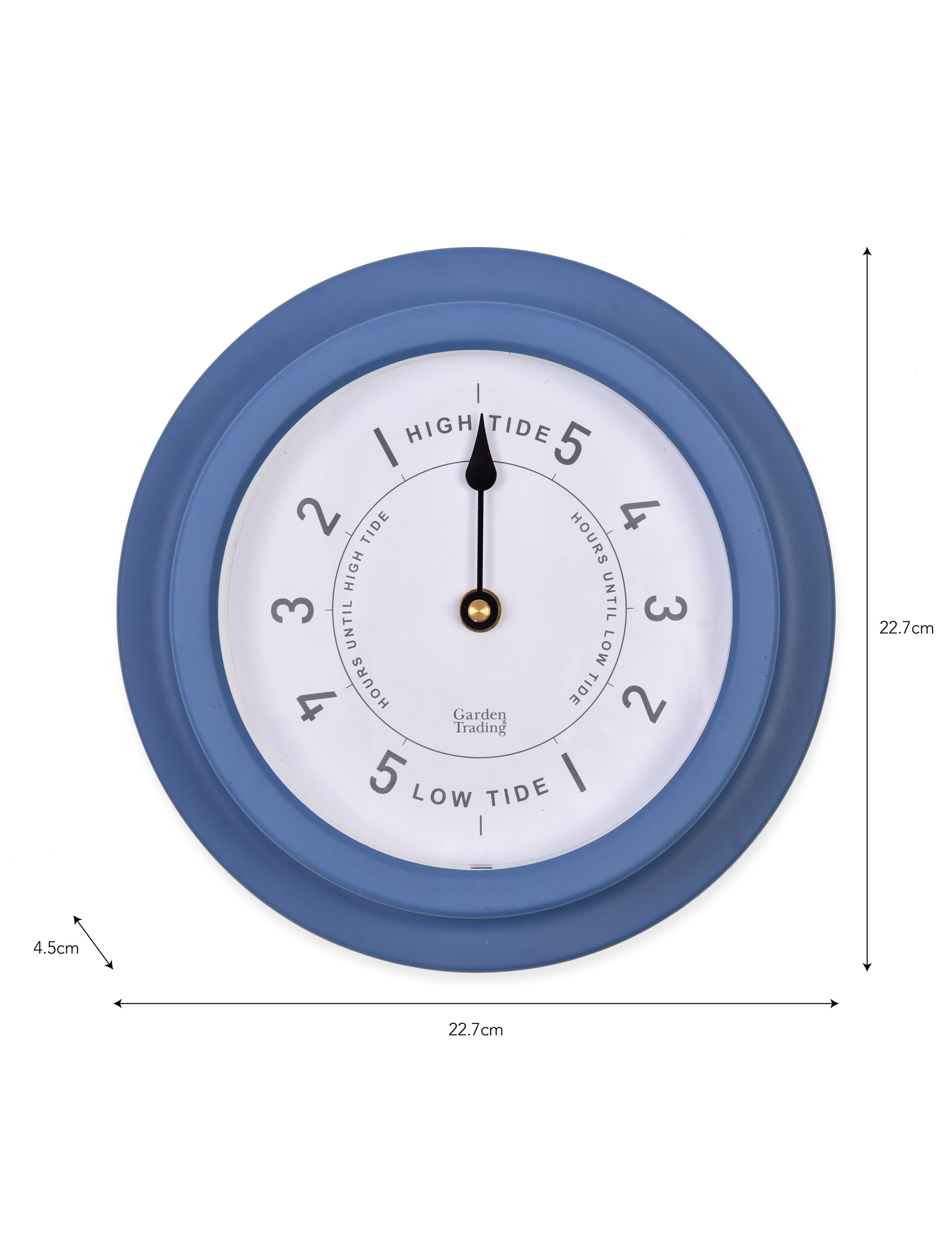 Narberth Tide Clock 22.7cm Cove | Garden Trading