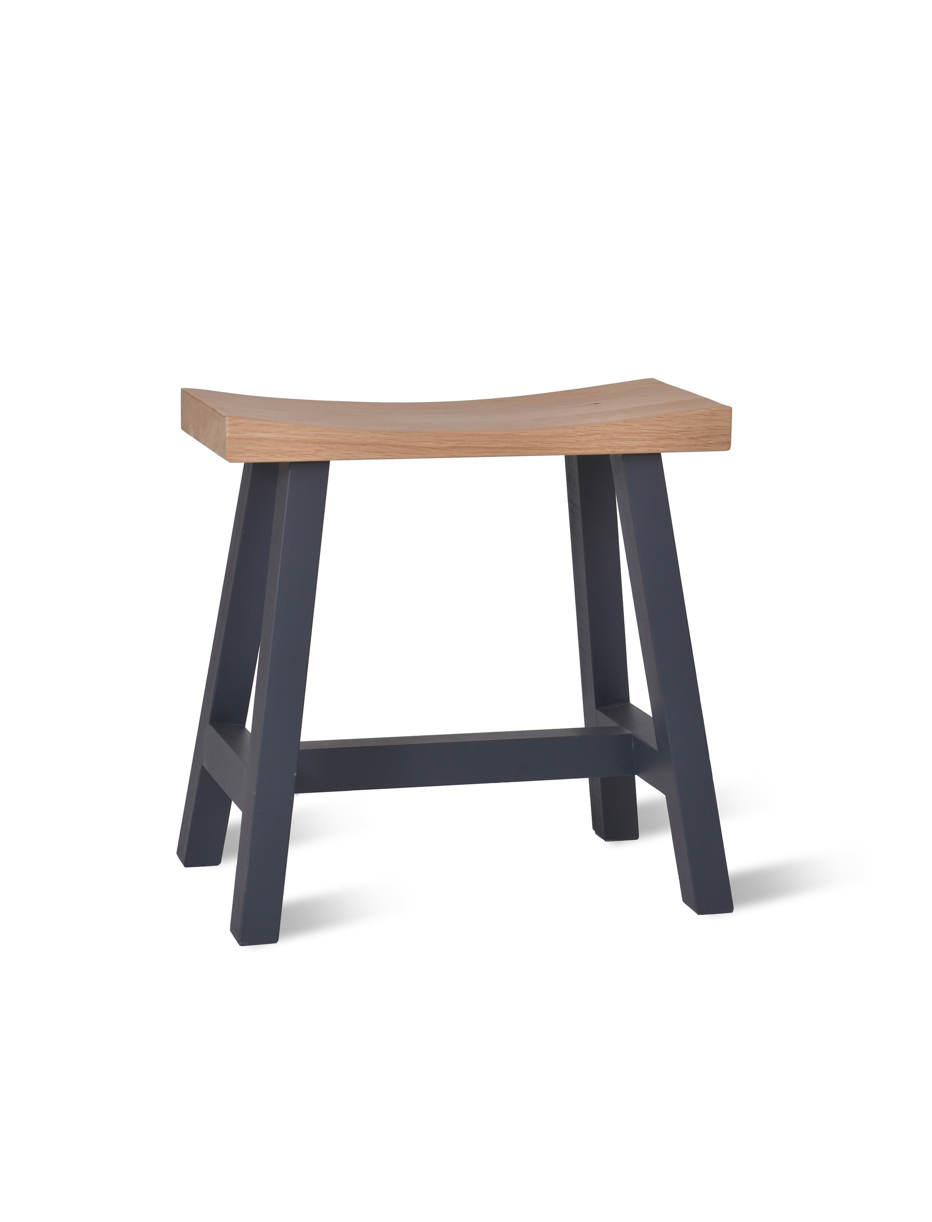 Clockhouse Stool Carbon & Natural | Garden Trading