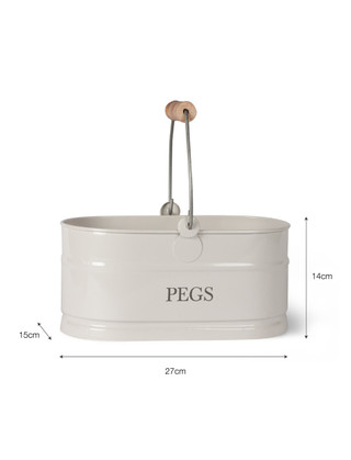 Original Peg Bucket Chalk | Garden Trading