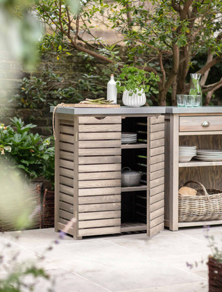 Aldsworth Slatted Storage Unit Natural | Garden Trading