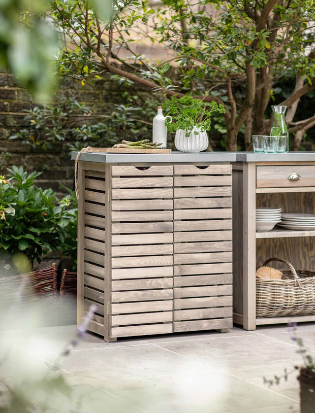 Aldsworth Slatted Storage Unit Natural | Garden Trading