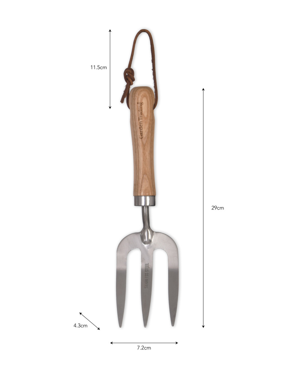 Wooden Hawkesbury Garden Hand Fork | Garden Trading