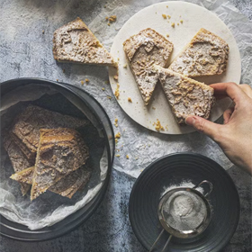 Orange & Almond Shortbread Recipe - Garden Trading