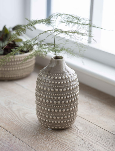 Castello Bottle - Ceramic, Stone, Large | Garden Trading