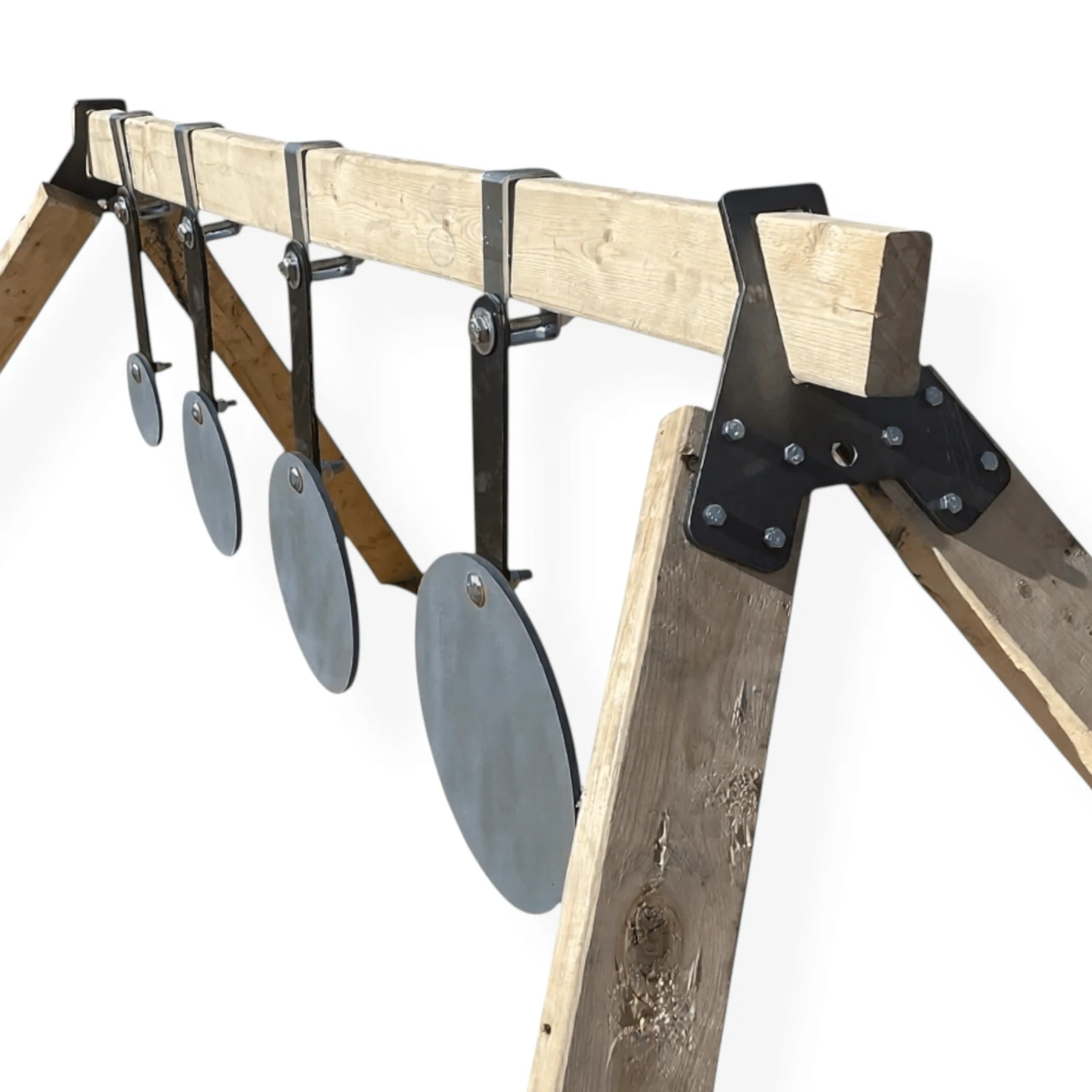 3/8" AR500 KYL Swinging Target Plate Rack | ShootSteel