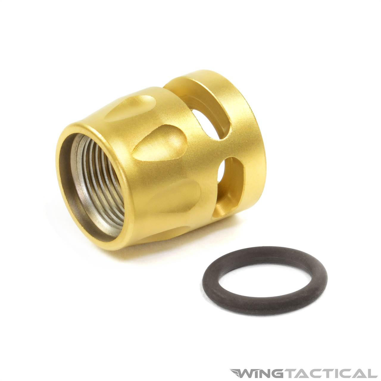 True Precision 9mm S-Type Micro Compensator (1/2x28) | Wing Tactical